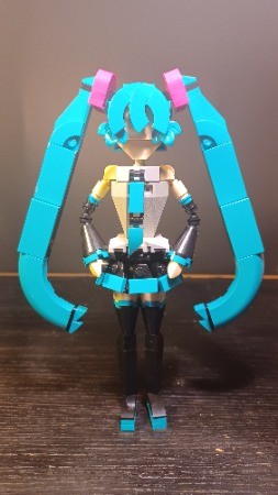 LEGO MOC Hatsune Miku by Joshua Nelson Builds | Rebrickable - Build ...