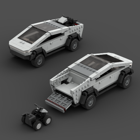 LEGO MOC Cybertruck & Cyberquad in Speed Champions scale by built ...