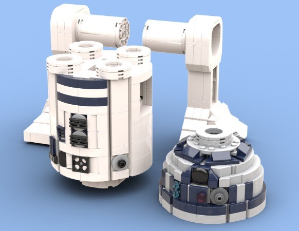 LEGO MOC R2-D2 6:1 by SylvainLS | Rebrickable - Build with LEGO