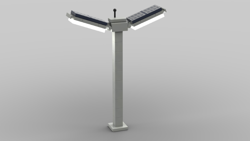LEGO MOC Outdoor Light Pole by Futurism_Lego | Rebrickable - Build with ...