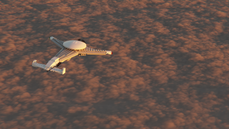 LEGO MOC Futuristic AWACS Drone by Futurism_Lego | Rebrickable - Build ...