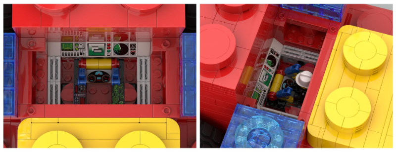 LEGO MOC 6611 Up-Scaled fire chief's car by Briquoleur | Rebrickable ...