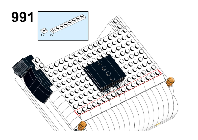 LEGO MOC Mercedes Benz Actros SLT 4163 truck 8X4 RC tractor by LingKong ...