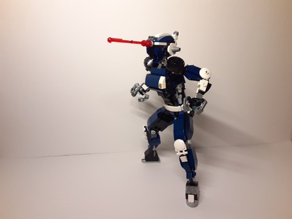 LEGO MOC Assaultron (Police Paint) by Mojave-Ghoul | Rebrickable ...