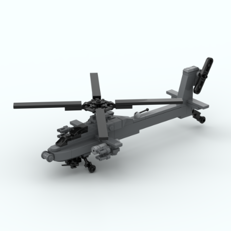 LEGO MOC AH-64 Apache Helicopter by hg_moc | Rebrickable - Build with LEGO