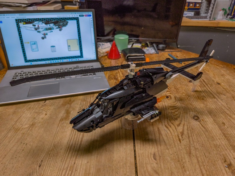 LEGO MOC Airwolf 1:25 Scale Model by AlexGdeD | Rebrickable - Build ...