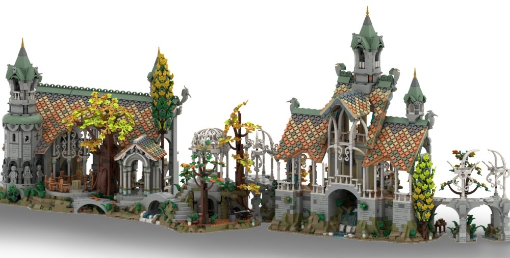 LEGO MOC-228333 Rivendell Bridge Add-on by BlackWolfStudio ...