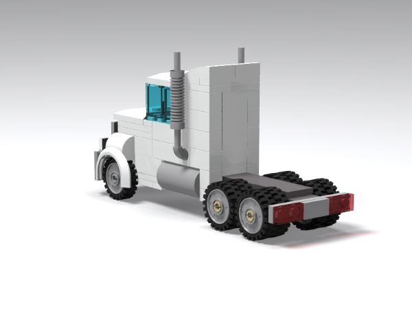 LEGO MOC semi-truck by The1stGear2917 | Rebrickable - Build with LEGO