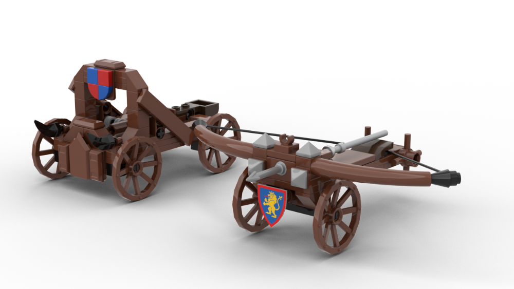LEGO MOC Lion knights Ballista and Catapult by Benjocaron | Rebrickable ...