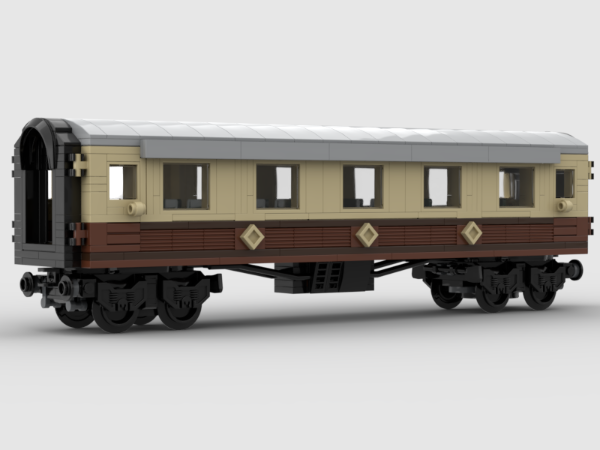 LEGO MOC-207408 Passenger Coach - 8 Wide by ChrisBricks02 | Rebrickable ...
