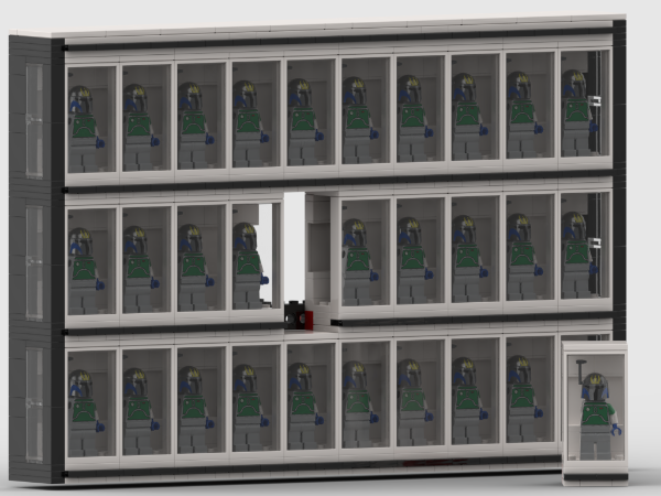 LEGO MOC Modular Minifigure Display by damndog666 | Rebrickable - Build ...
