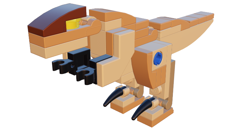 LEGO MOC Atrociraptor Pack by builditmac | Rebrickable - Build with LEGO