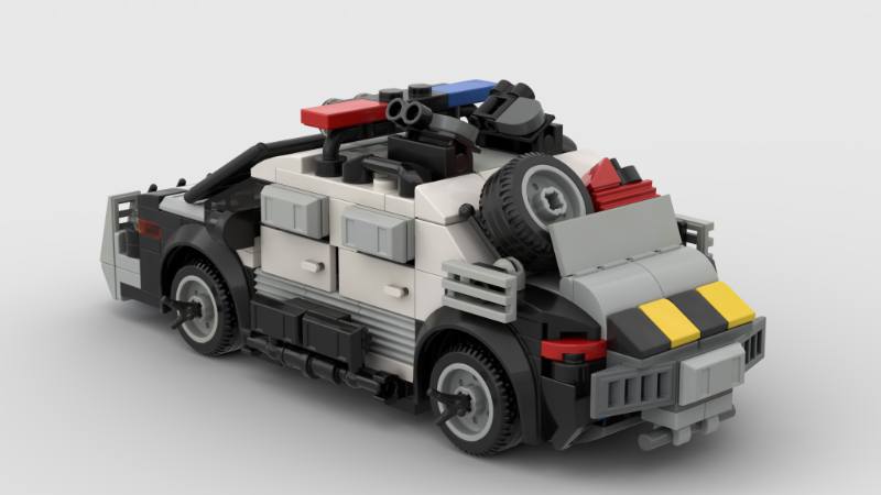 LEGO MOC Post-apocalyptic style - Standard Armed Patrol Car by 蓝呱呱呱呱 ...