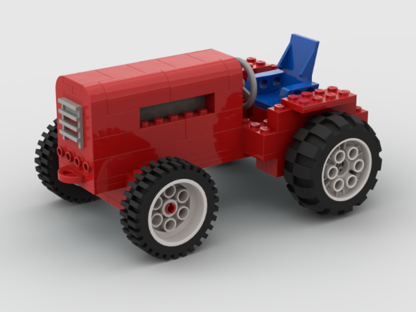 LEGO MOC Little red traktor by sualc | Rebrickable - Build with LEGO
