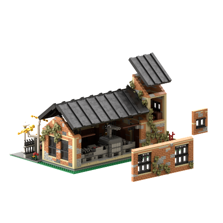 LEGO MOC Old Canning Fish Factory by Curraheetom | Rebrickable - Build ...