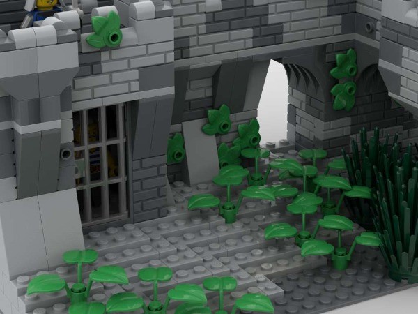 LEGO MOC Fortified prison by PezzidiLego | Rebrickable - Build with LEGO
