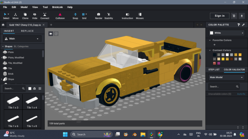 LEGO MOC Retrowave/Synthwave Inspired Transparent Car by MaizeRanger ...