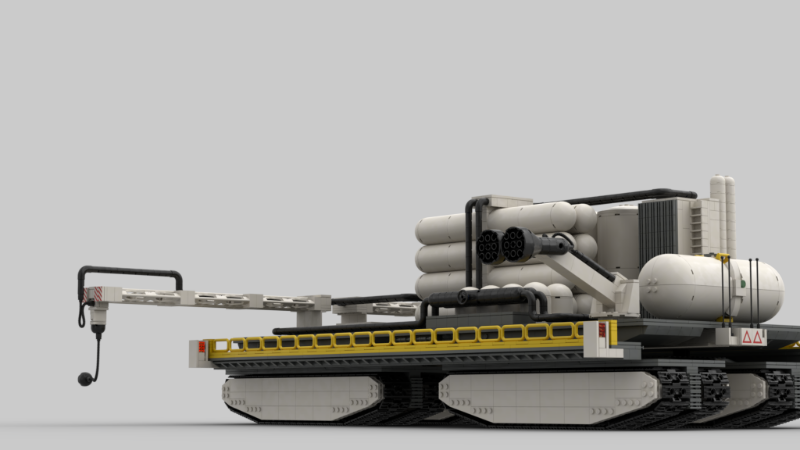 LEGO MOC Mobile Refinery by Futurism_Lego | Rebrickable - Build with LEGO