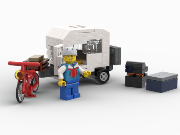 LEGO MOC LEGO Bicycle-towed Mini Camper by LEGOgamer117 | Rebrickable ...