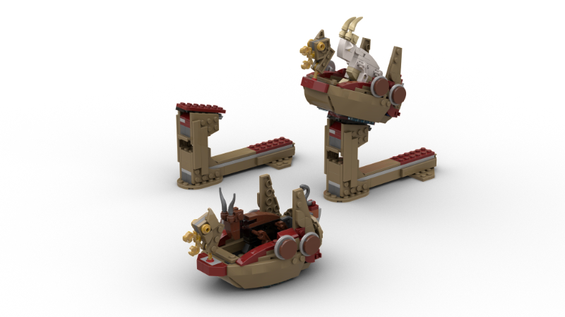 LEGO MOC Thor's Goats' Boats by MESsemble | Rebrickable - Build with LEGO