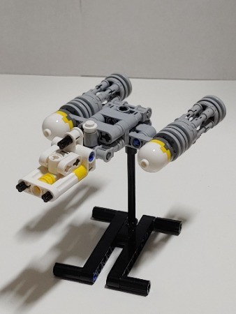 LEGO MOC TECHNIC mini Y-wing starfighter by pins_n_liftarms ...