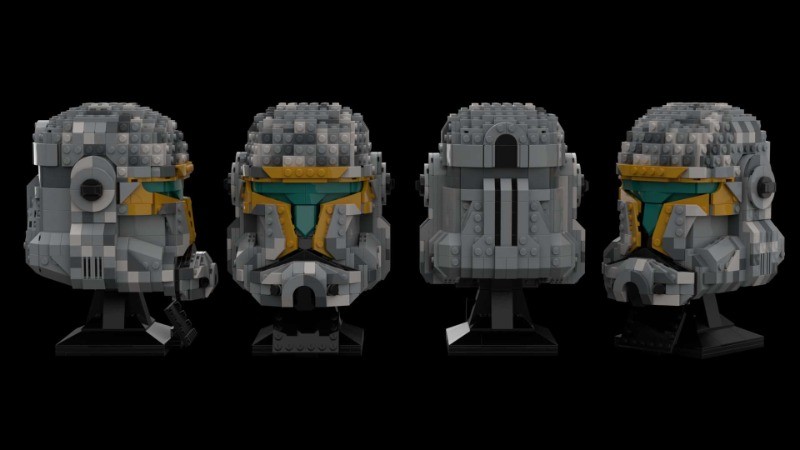 LEGO MOC Helmet Clone Commando Gregor by Alex_BricKartuss | Rebrickable ...