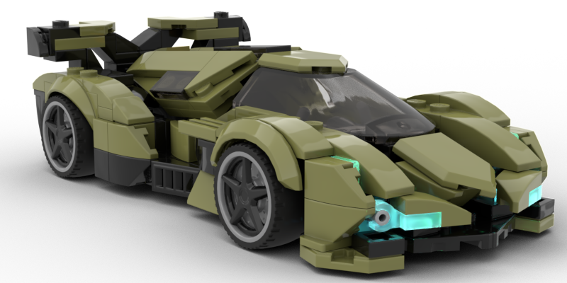 LEGO MOC Lamborghini Vision GT by abracada_brick | Rebrickable - Build ...
