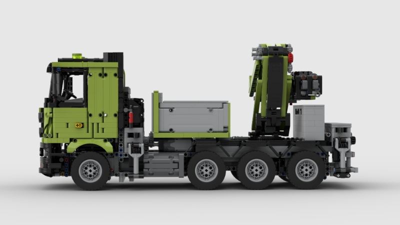 LEGO MOC Mercedes Benz FASSI F1650 Truck Crane 2.0 by xiaohutushen ...