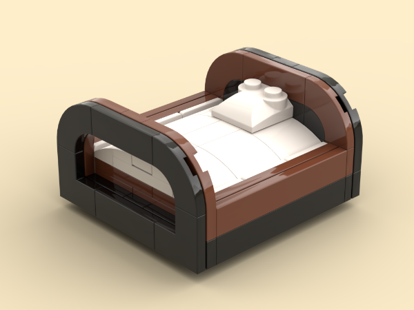 LEGO MOC-160646 Curvy Modern Bedroom by ulix | Rebrickable - Build with ...