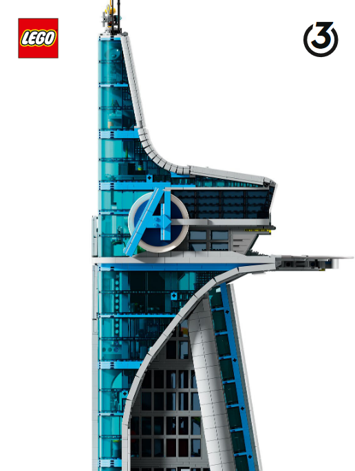 Review: 76269-1 - Avengers Tower | Rebrickable - Build with LEGO