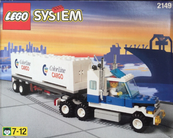 LEGO MOC Color Line Container Lorry by HaulingBricks | Rebrickable ...