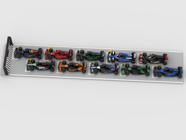 LEGO MOC 10 car F1 grid by Tom designs | Rebrickable - Build with LEGO