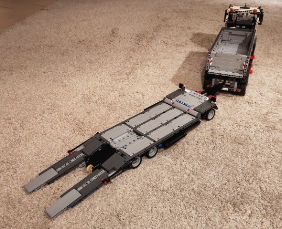 LEGO MOC Flatbed Trailer for Arocs by littldd | Rebrickable - Build ...