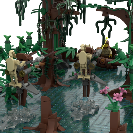 LEGO MOC 10017 Star Wars Diorama Naboo Swamp by Curraheetom ...