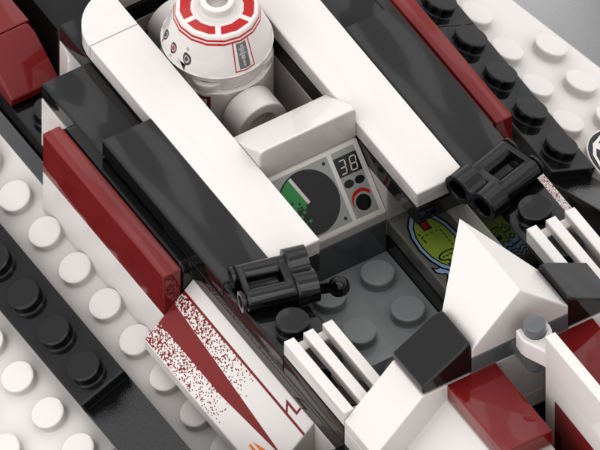 LEGO MOC Custom Jedi Starfighter by BlueB | Rebrickable - Build with LEGO