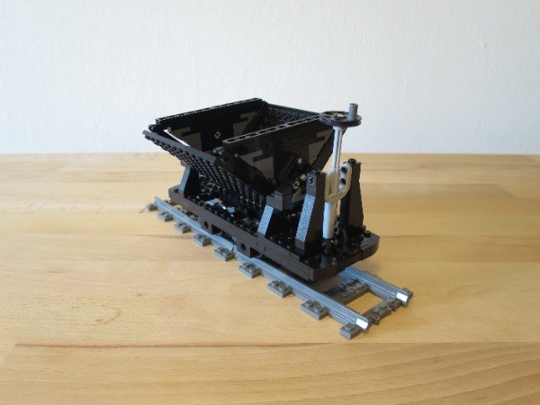 LEGO MOC Field Railway Tipper Wagon with Handbrake (Scale 1:13 / 15w ...