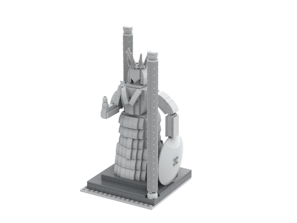 LEGO MOC statue of athena saint seiya by coricide666 | Rebrickable ...