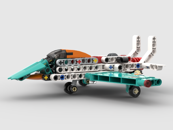 LEGO MOC Jet Plane with Retractable Landing Gear by Raptor9889 ...