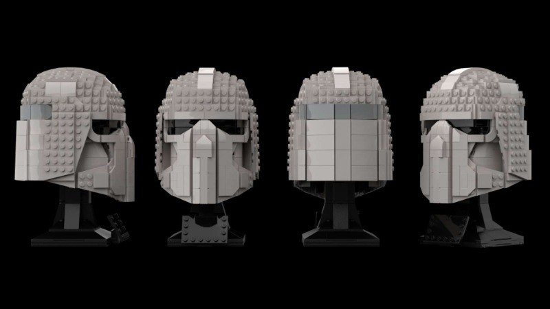 LEGO MOC Helmet Snowtrooper by Alex_BricKartuss | Rebrickable - Build ...
