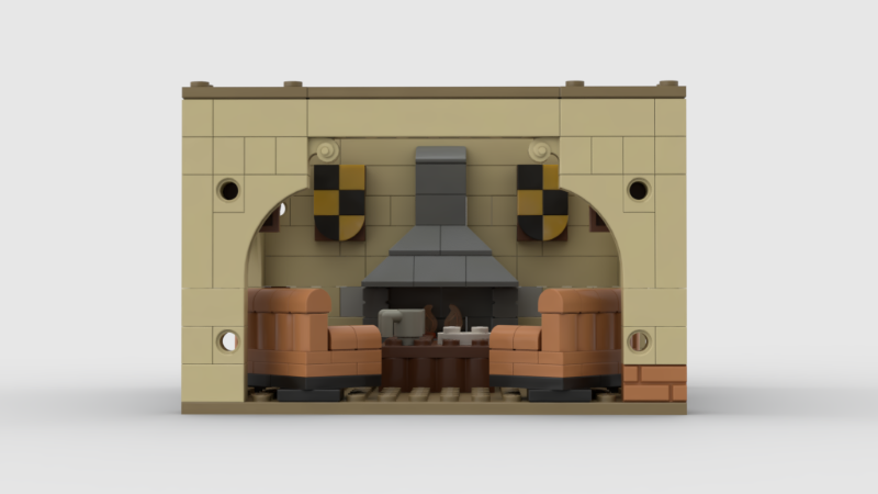 LEGO MOC Hufflepuff Common Room by utilitypie | Rebrickable - Build ...