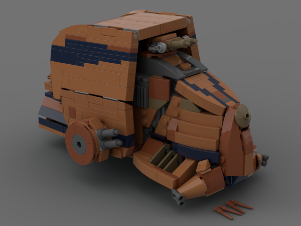 LEGO MOC-155625 CIS Super Tank by DanilGerg | Rebrickable - Build with LEGO
