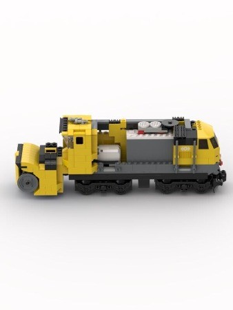 LEGO MOC Lego snow plow train by Tom11_02 | Rebrickable - Build with LEGO