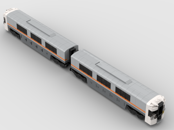 LEGO MOC Metro-Commuter rapid train by Aspirin_1 | Rebrickable - Build ...