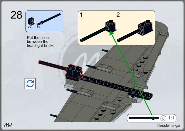 LEGO MOC Focke-Wulf Fw 190 A-8 by model hangar | Rebrickable - Build ...
