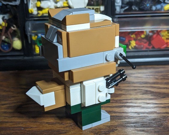 LEGO MOC Fox McCloud Brickheadz by Quinoa | Rebrickable - Build with LEGO