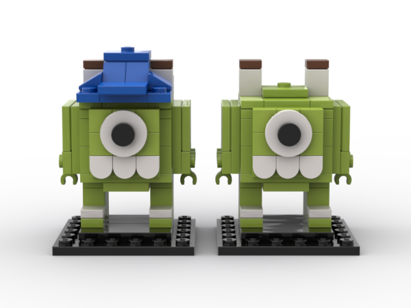 LEGO MOC Mike Wazowski BrickHead by Tobiasz250 | Rebrickable - Build ...