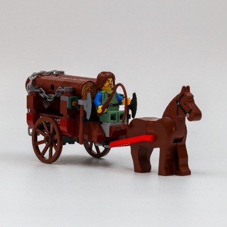 LEGO MOC Lumberjack Wagon by setoryd | Rebrickable - Build with LEGO