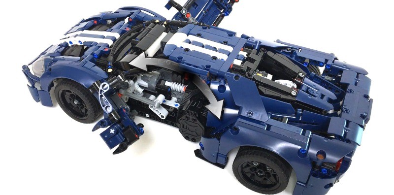 LEGO MOC 42154 Ford GT RC MOD for Buggy Motors by otrans | Rebrickable ...