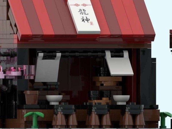LEGO MOC Japanese Food Stall by arcs | Rebrickable - Build with LEGO