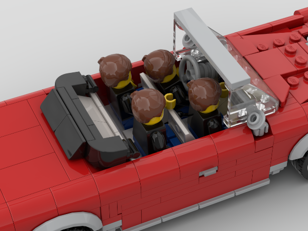 LEGO MOC-214787 Mercedes-Benz W112 300SE convertible by kjuraszek ...
